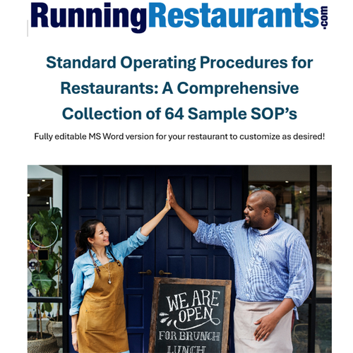 Running Restaurants Store